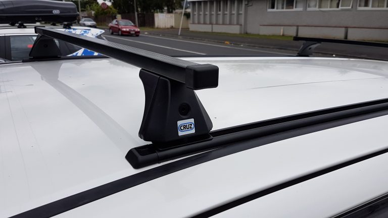 CRUZ Square Bar Roof Racks - Trackmount - 2 Bars - Roof Racks NZ Ltd