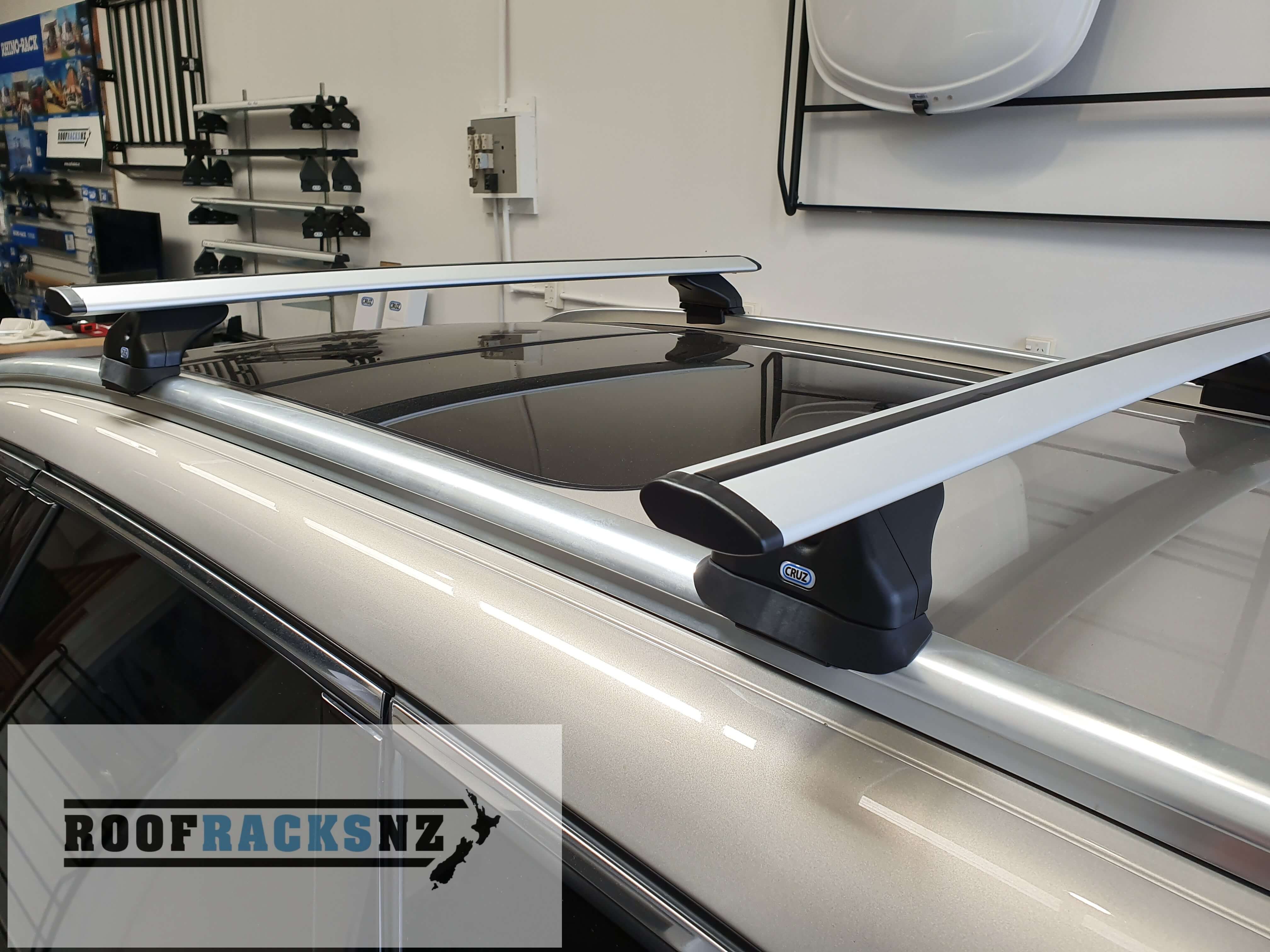 CRUZ Airo Silver Roof Racks - Roof Racks NZ Ltd