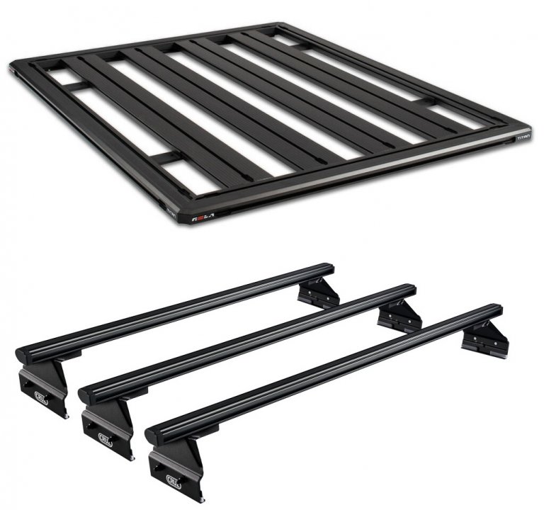 Titan Tray 2.0m x 1.4m with Roof Racks (3 bars) - Roof Racks NZ Ltd