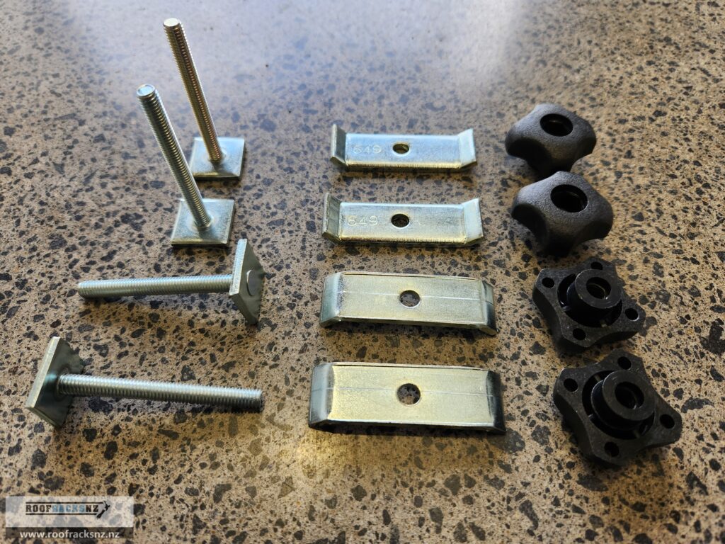 T Track Kit bolt kit - M6 x 58mm thread - set of 4 - Roof Racks NZ Ltd