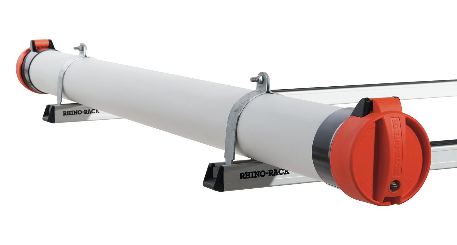 Rhino Rack CONDUIT LOCKING END CAPS (100MM) - ORANGE - Roof Racks NZ Ltd