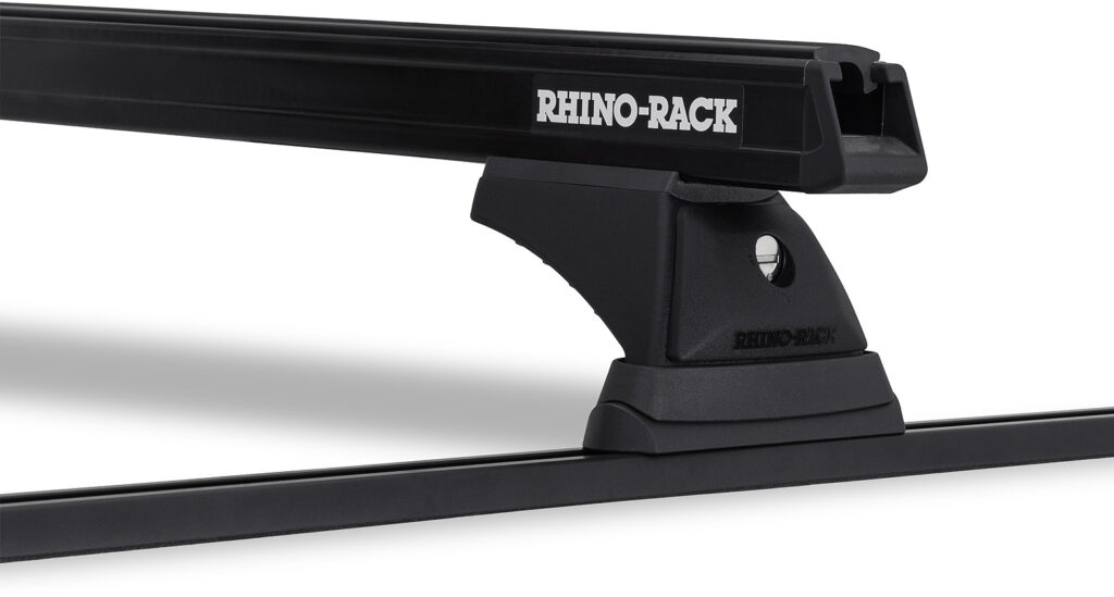 HEAVY DUTY RCH TRACKMOUNT BLACK 2 BAR ROOF RACK - Roof Racks NZ Ltd