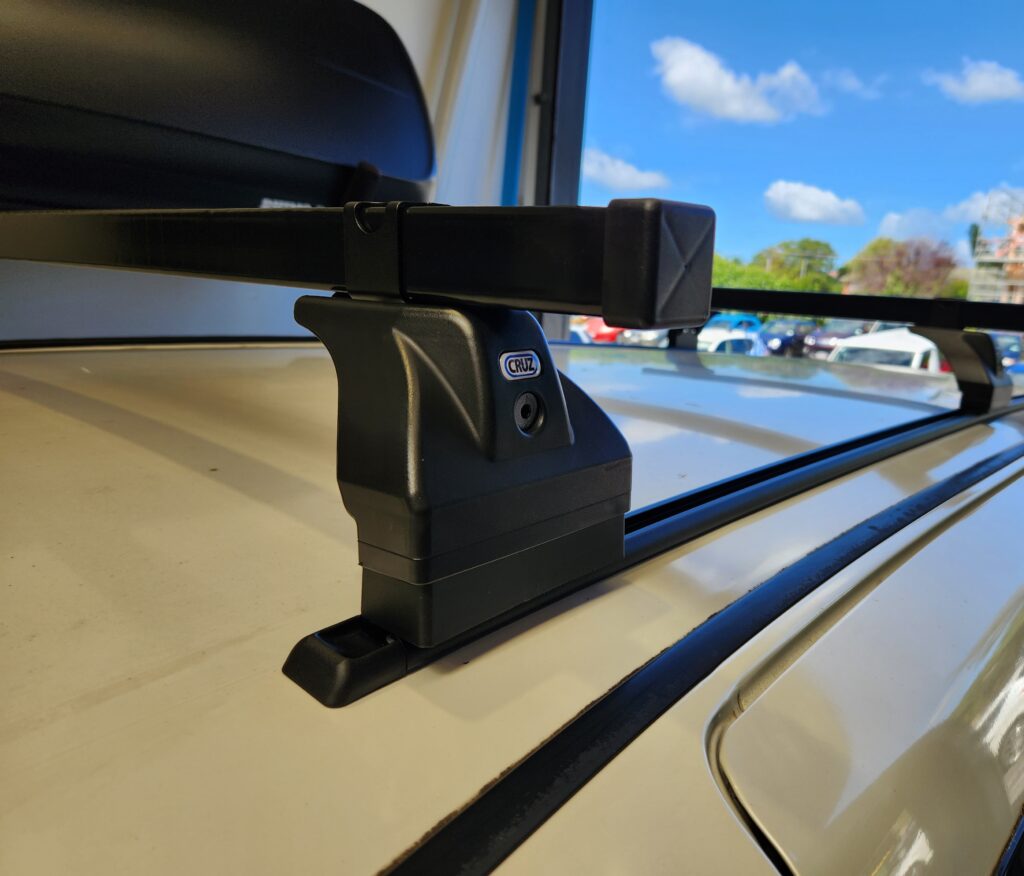 CRUZ Commercial Square Roof Racks - Trackmount - 2 Bars - Roof Racks NZ Ltd
